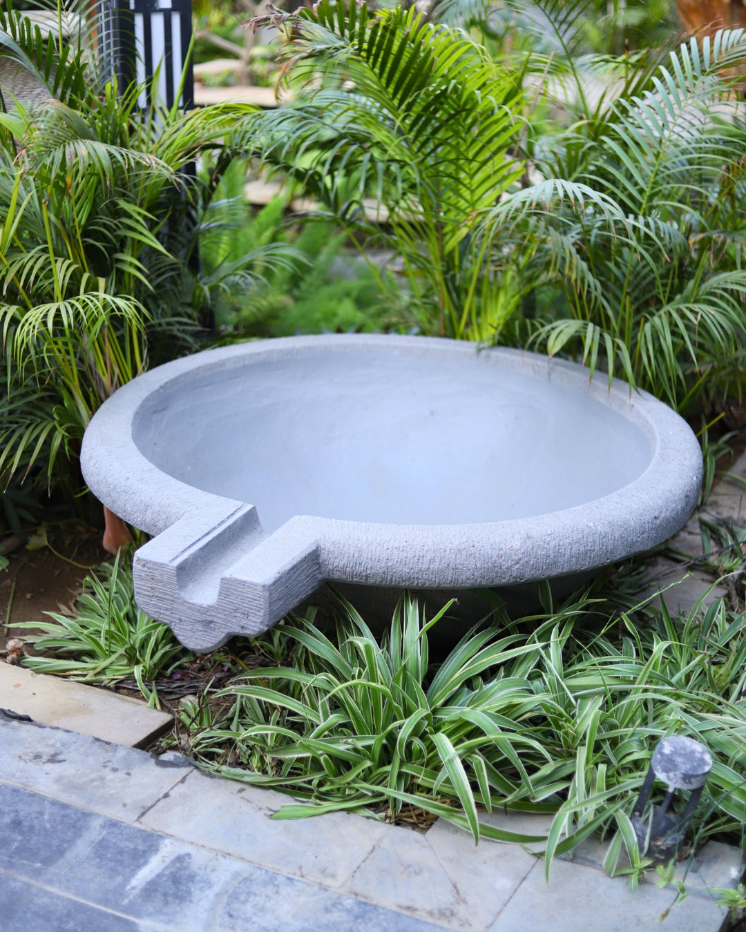 Stone Bowl Water Spout– LandscapeStudio